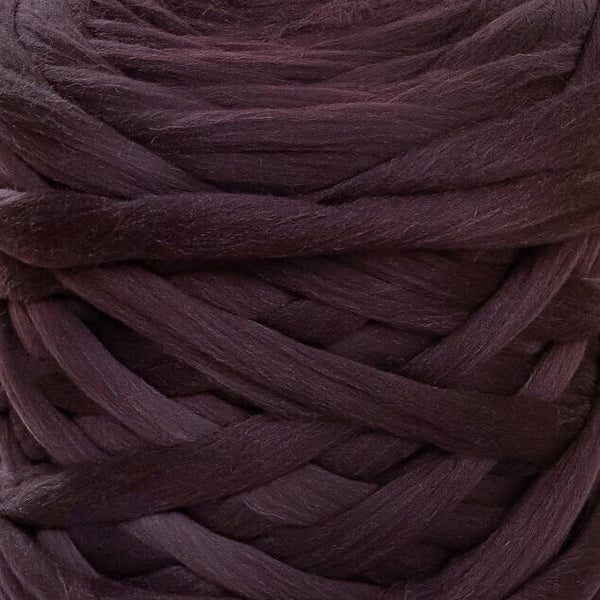 Merino Combed Wool Top - AUBERGINE – Lovely Cottons UK