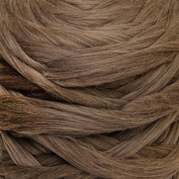 Merino Combed Wool Top - COFFEE – Lovely Cottons UK